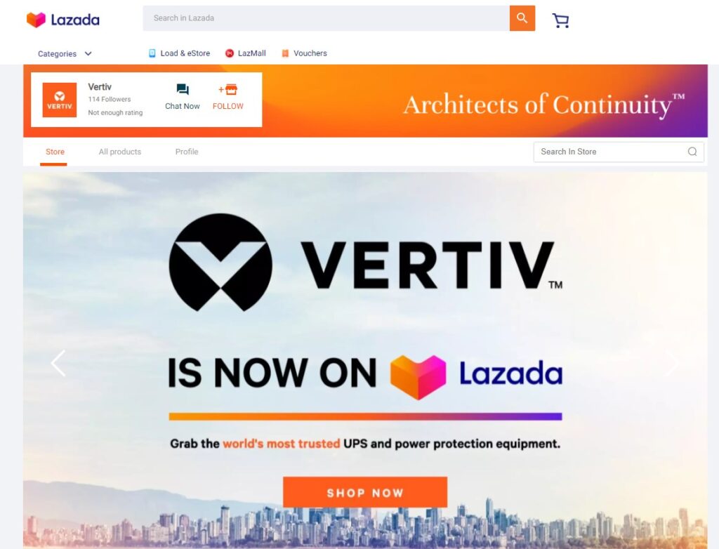 Vertiv unveils official Lazada flagshipstore in the Philippines ...